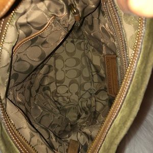 Coach | Bags | Coach Vintage Forest Green Hobo Tote Bucket Bag | Poshmark